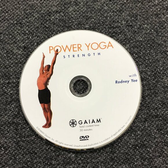 Media | Power Yoga Strength And Flexibility Dvd Rodney Yee Disc Only No ...